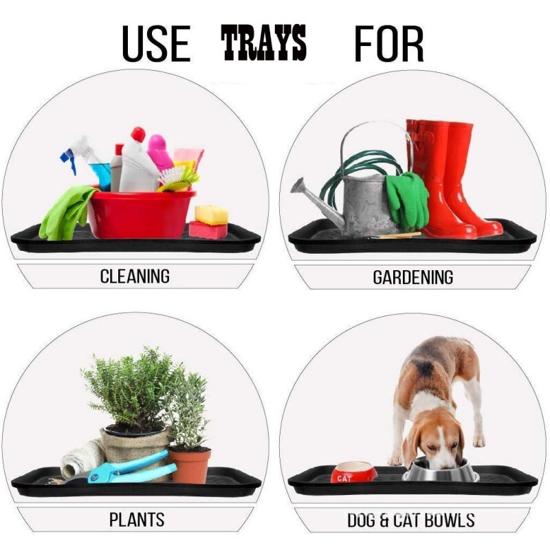 3PCS Multi-Purpose Plastic Tray Shoe Drip Mat For ... – Grandado