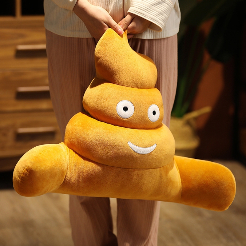 23’’ Novelty Prank Poo Back Cushion Huggable Cuddl... – Grandado