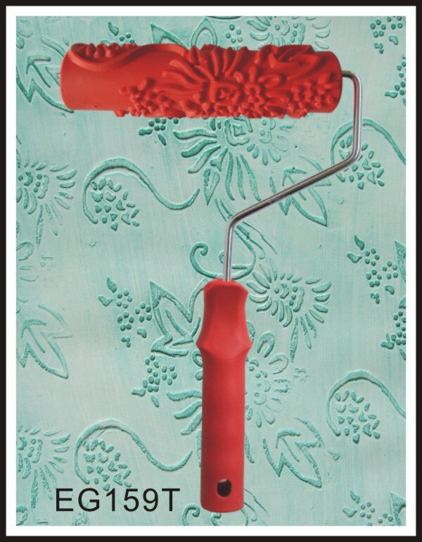7" Rubber Roller Embossed Texture Pattern Pai... – Vicedeal