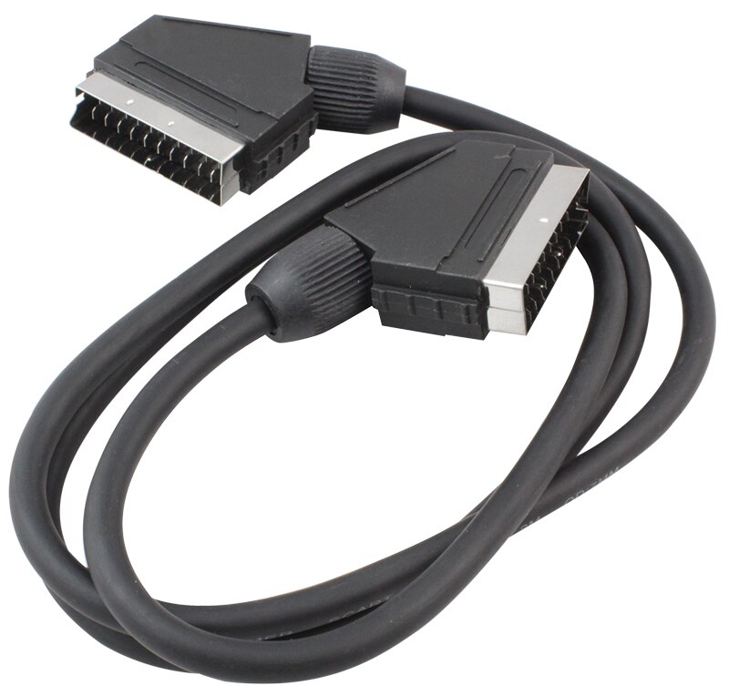 SCART TO SCART CABLE 3 METRE 7 MM BLACK POŞETLİ PO... – Vicedeal