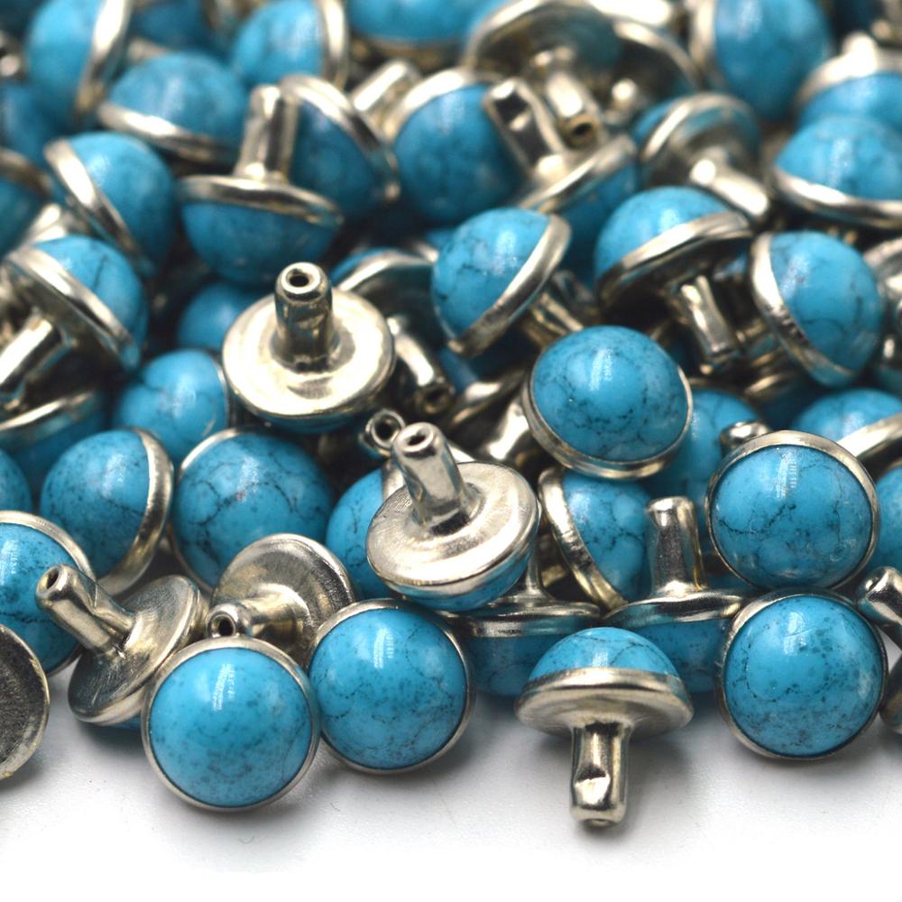 Kalaso 40 Sets 6 Mm 8 Mm 10 Mm Hars Dome Studs Mus... – Grandado