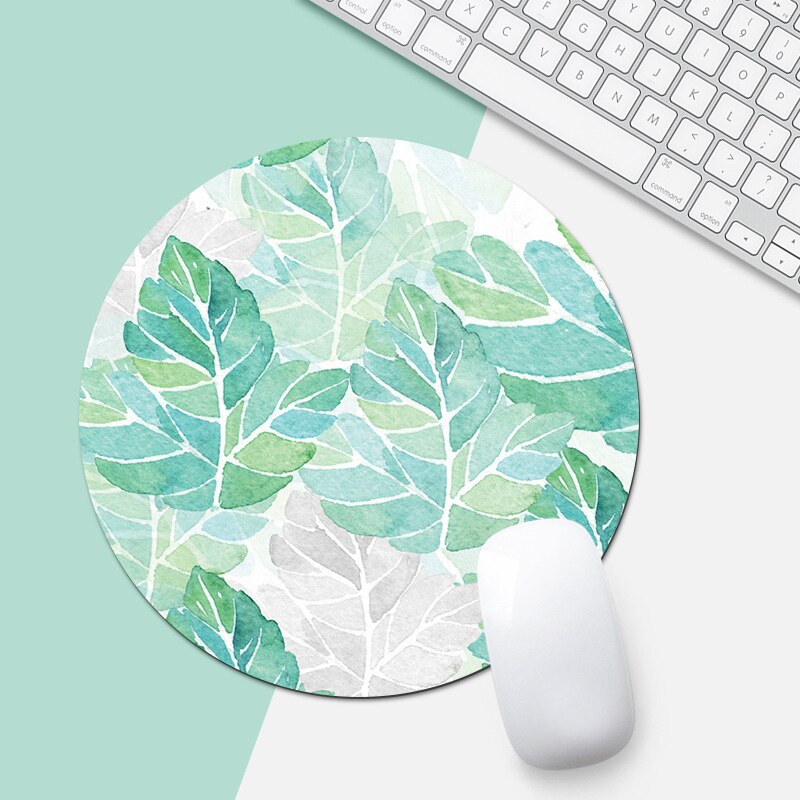 Flamingo Office Desk Mat Round Gaming Mousepad Key... – Vicedeal
