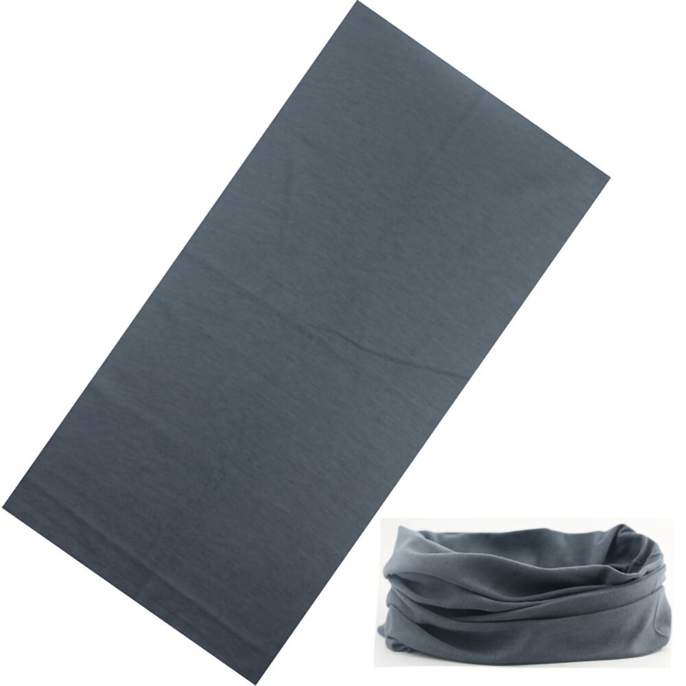 Bandana negra 3D sólida Buffs cuello polaina diade... – Vicedeal