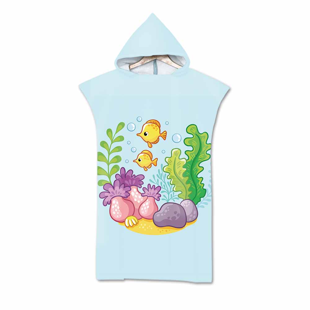 Animals Octopus Hooded Towel Wearable Bath Towel F... – Grandado