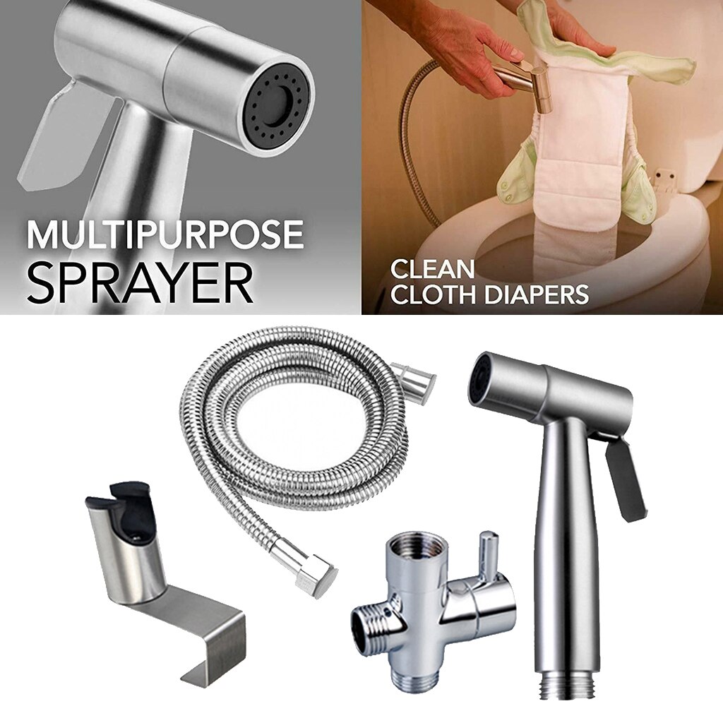 ALL IN ONE Stainless Handheld Bidet Sprayer Set fo... – Grandado