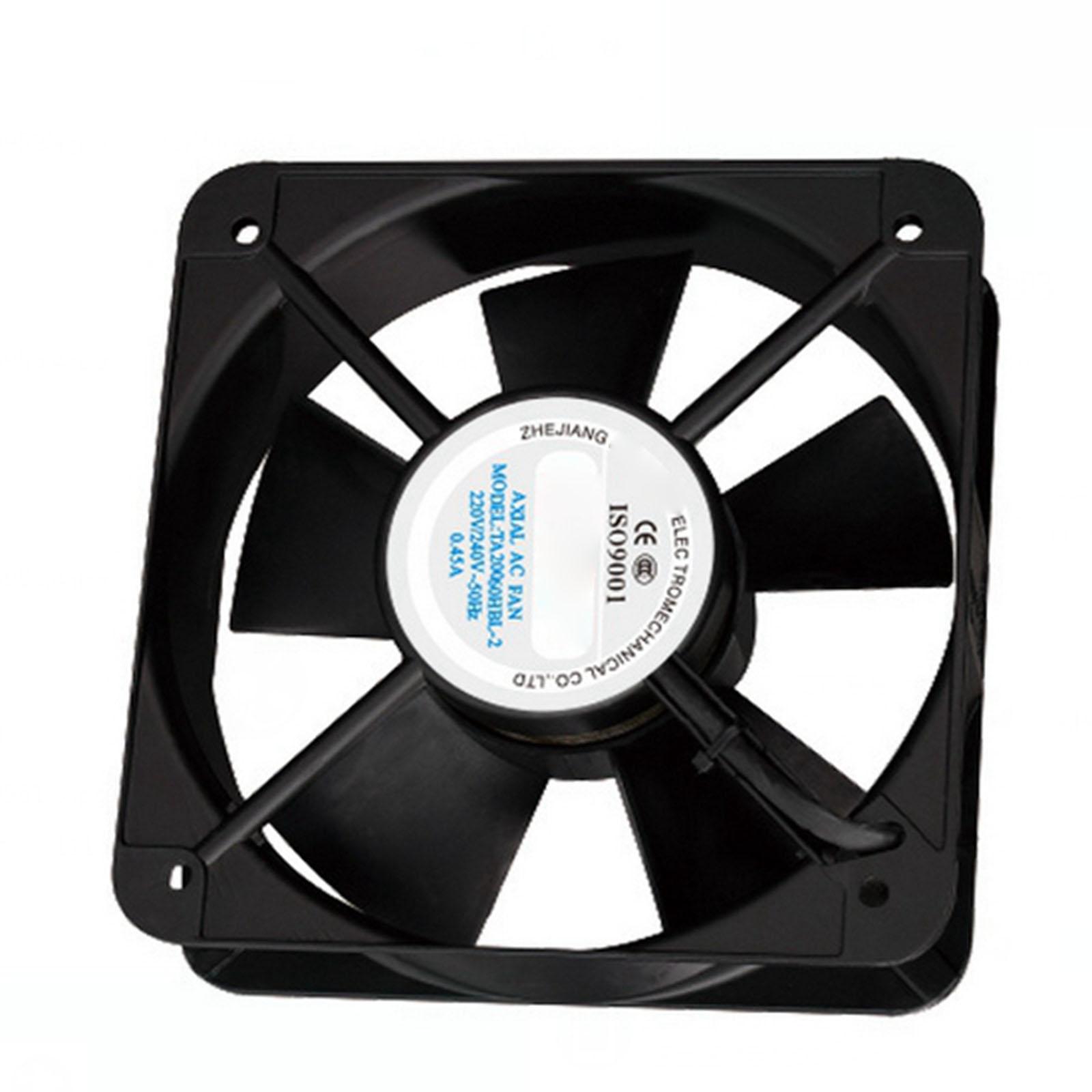 220V AC 200x200x60mm Axial Radiator Fan 285CFM 250... – Grandado