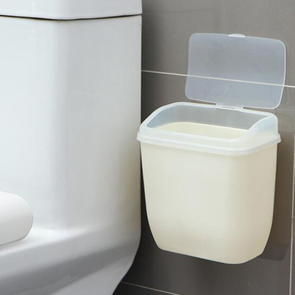 Kitchen Wall Mounted Trash Can Mini Plastic Rubbis... – Grandado