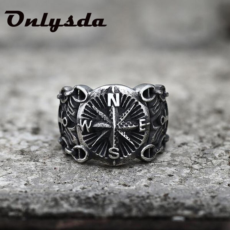 Vintage Northern Pirate Compass Stainless Steel Ma... – Grandado