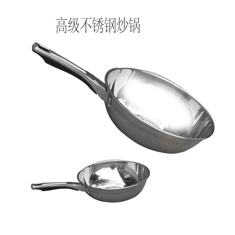 Five layers thicken stainless steel frying pan gas... – Grandado