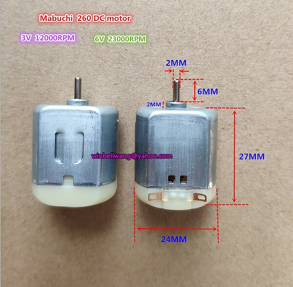 neue Mabuchi 260 DC Motor- hoch Geschwindigkeit 3V... – Grandado