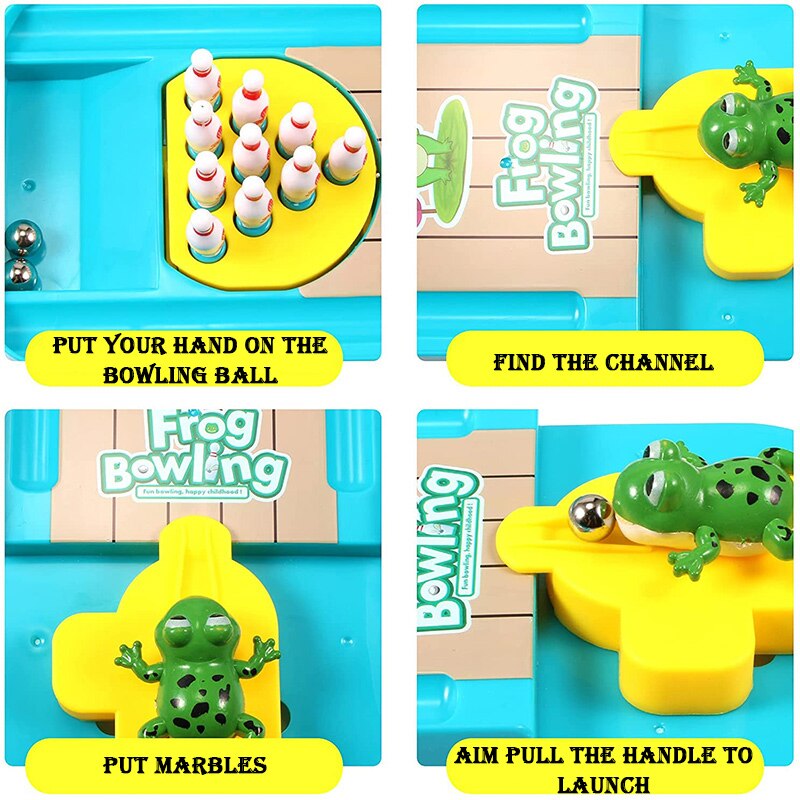 Mini Desktop Bowling Game Toy Funny Indoor Parent-... – Grandado