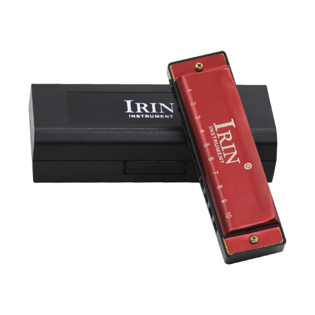 IRIN 10 Holes 20 Tone G Key Tremolo Harmonica Mout... – Grandado