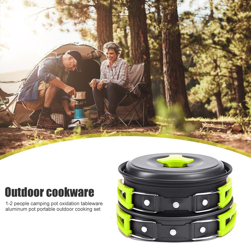 7 stücke Picknick Kochen Utensilien Ausrüstung Fal... – Vicedeal