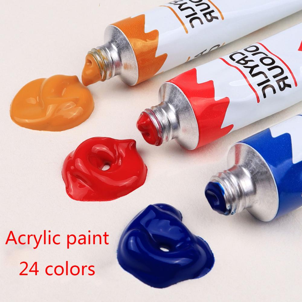 12Ml Diy 24 Kleur Aluminium Buis Acrylverf Hand Ge... – Vicedeal