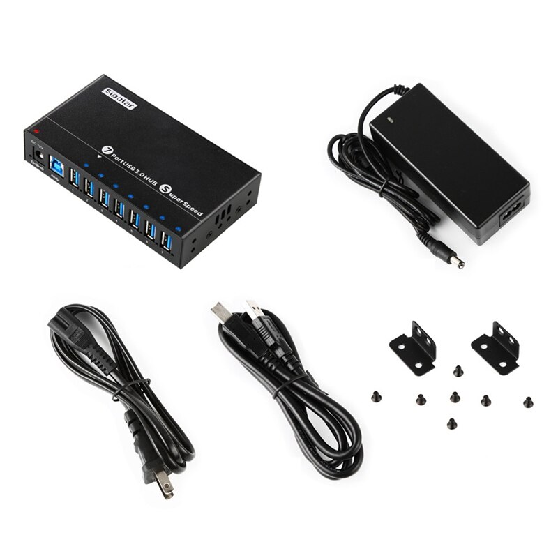 SIPOLAR-fuente de alimentación Hub USB 1,0 de 7 pu... – Grandado
