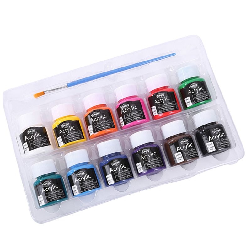 12 x 25ml Heavy Body Colors Rich Pigments Acrylic ... – Grandado