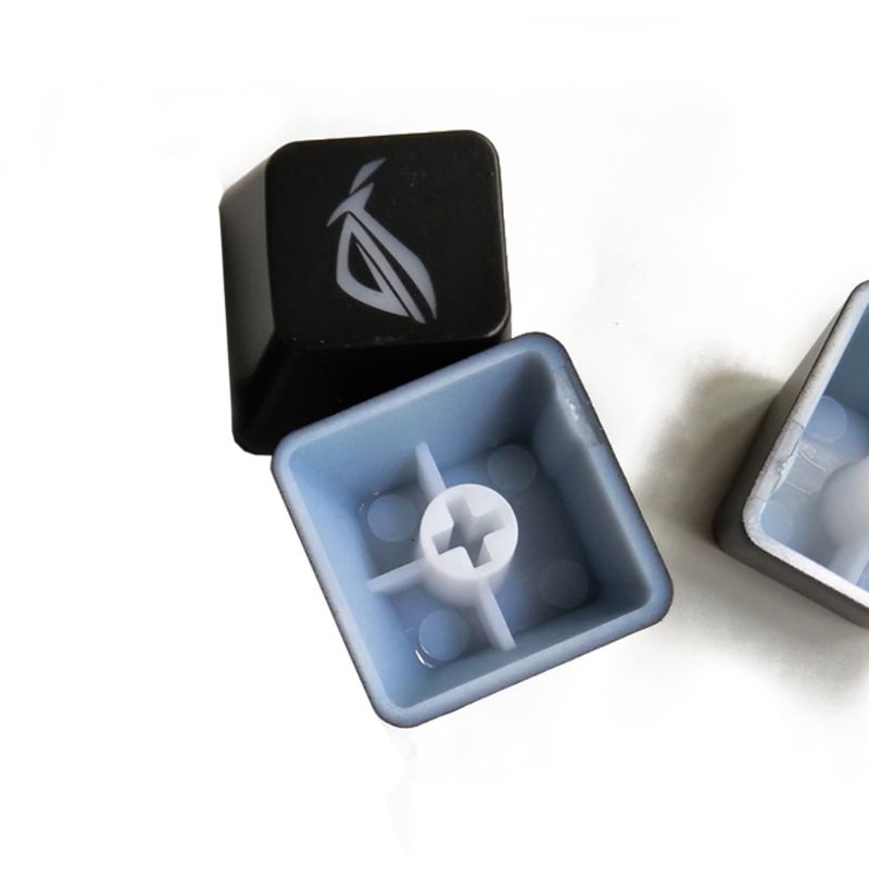 1 unidad DIY ABS Teclado mecánico retroiluminado teclado R4 altura ESC ...