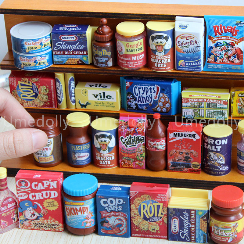 Dollhouse Miniature Supermarket Simulation Snack P... – Vicedeal