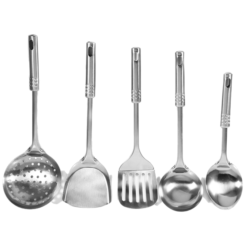 5Pcs/Set Kitchen Utensil Set Stainless Steel Kitch... – Grandado