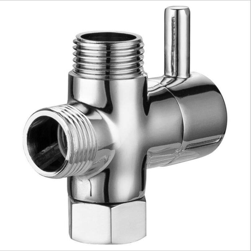 4′/6′ Brass One-in Two-out Three-way Water Divider... – Vicedeal