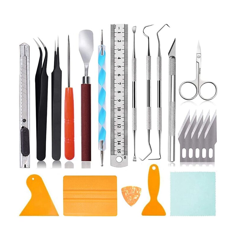 22 PCS Craft Tools Set Vinyl Weeding Tools Vinyl T... – Vicedeal