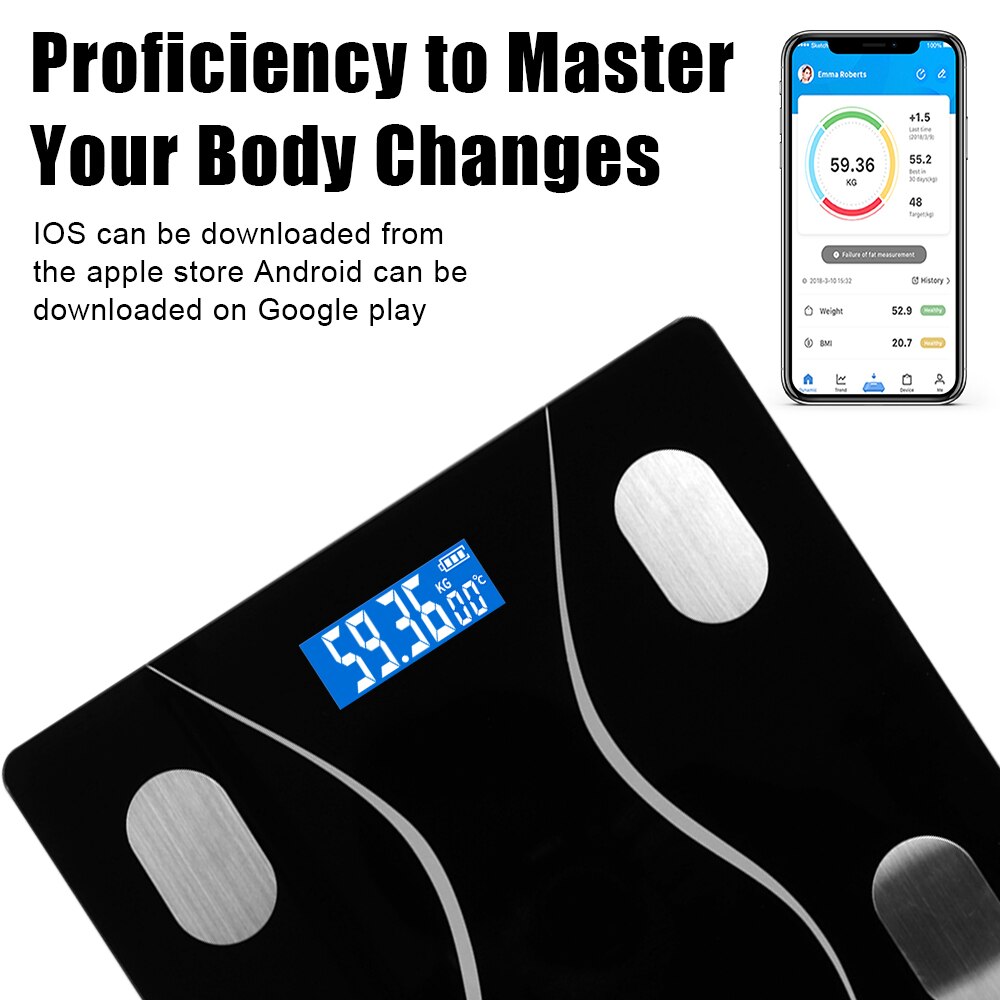 BMI Body Composition Analyzer Electronic Balance w... – Grandado