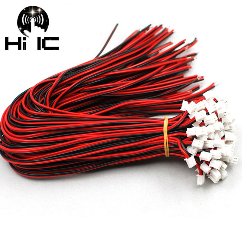 10pcs XH2.54 2P Connector Plug Wire Cable Line 100... – Vicedeal
