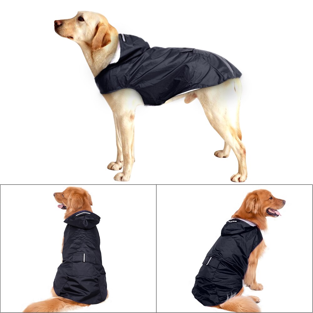 Grote Hond Regenjas Reflecterende Hond Regen Jas O... – Grandado
