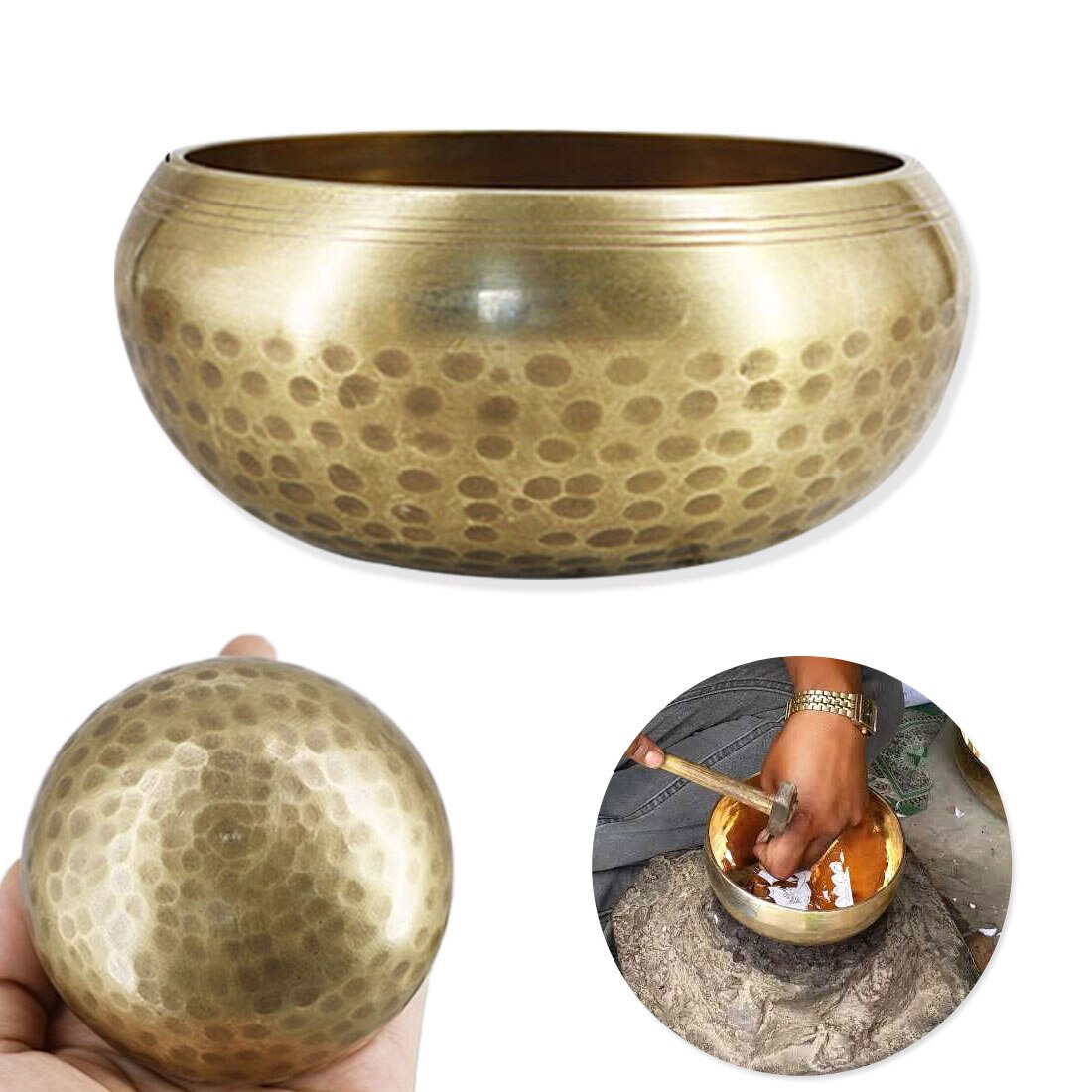Handmade Nepal Tibetan Singing Bowl Set Resonance ... – Vicedeal