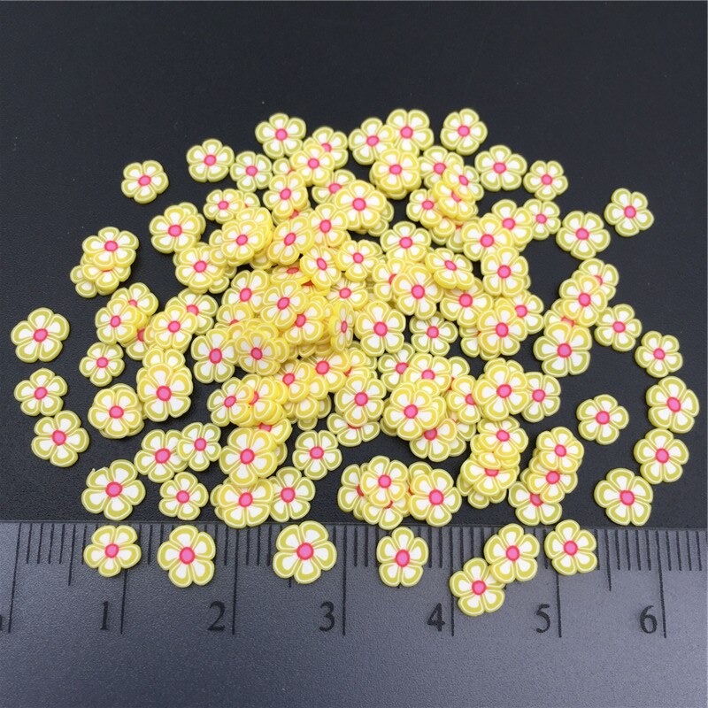 50g Flower Polymer Clay Sprinkle For Kids Diy,Soft... – Grandado