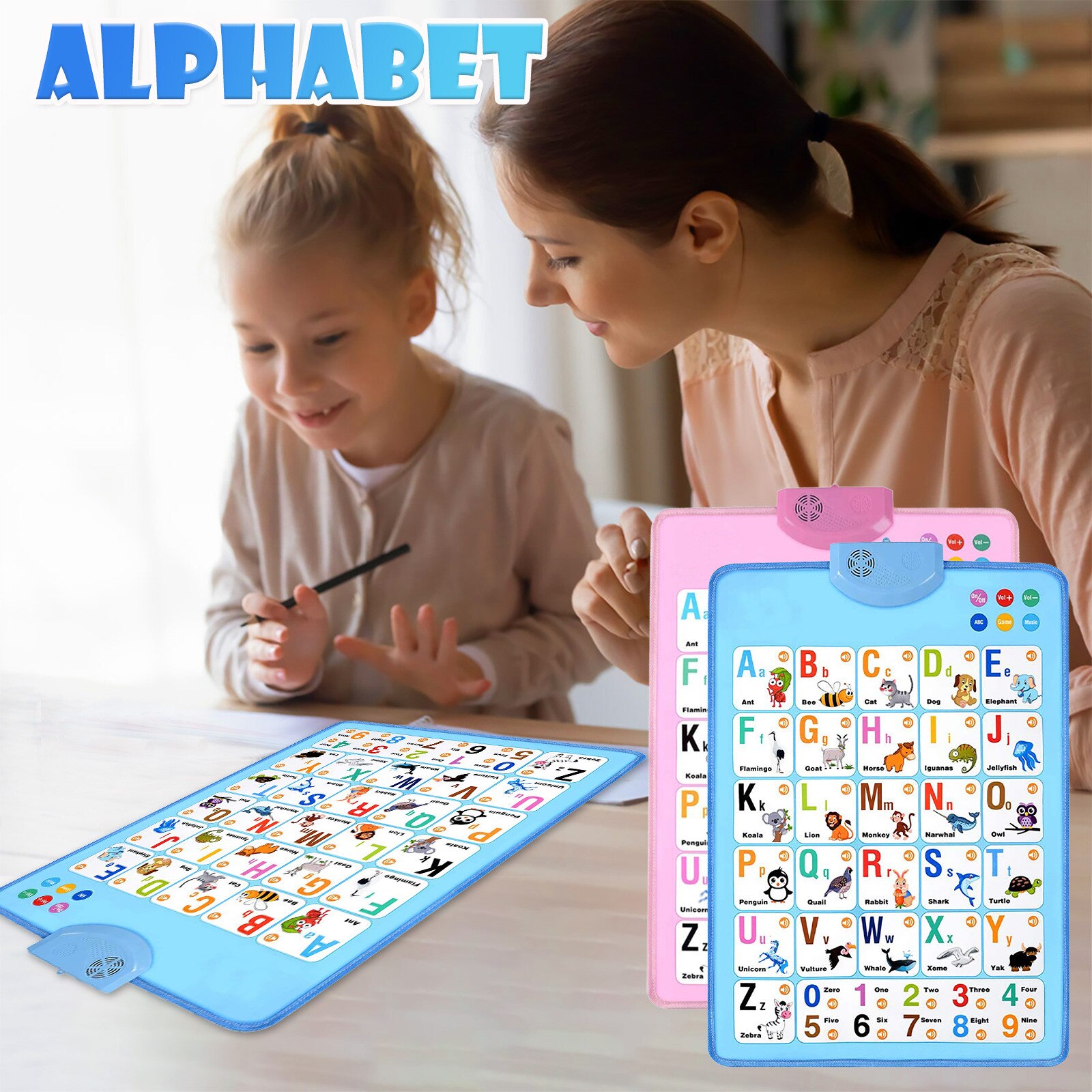 Electronic Interactive Alphabet Wall Chart Talking... – Vicedeal