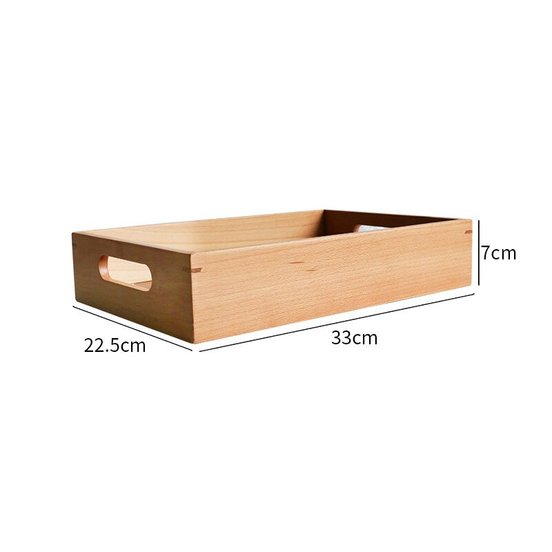 Direct products wood color contrast tray handle wo... – Vicedeal