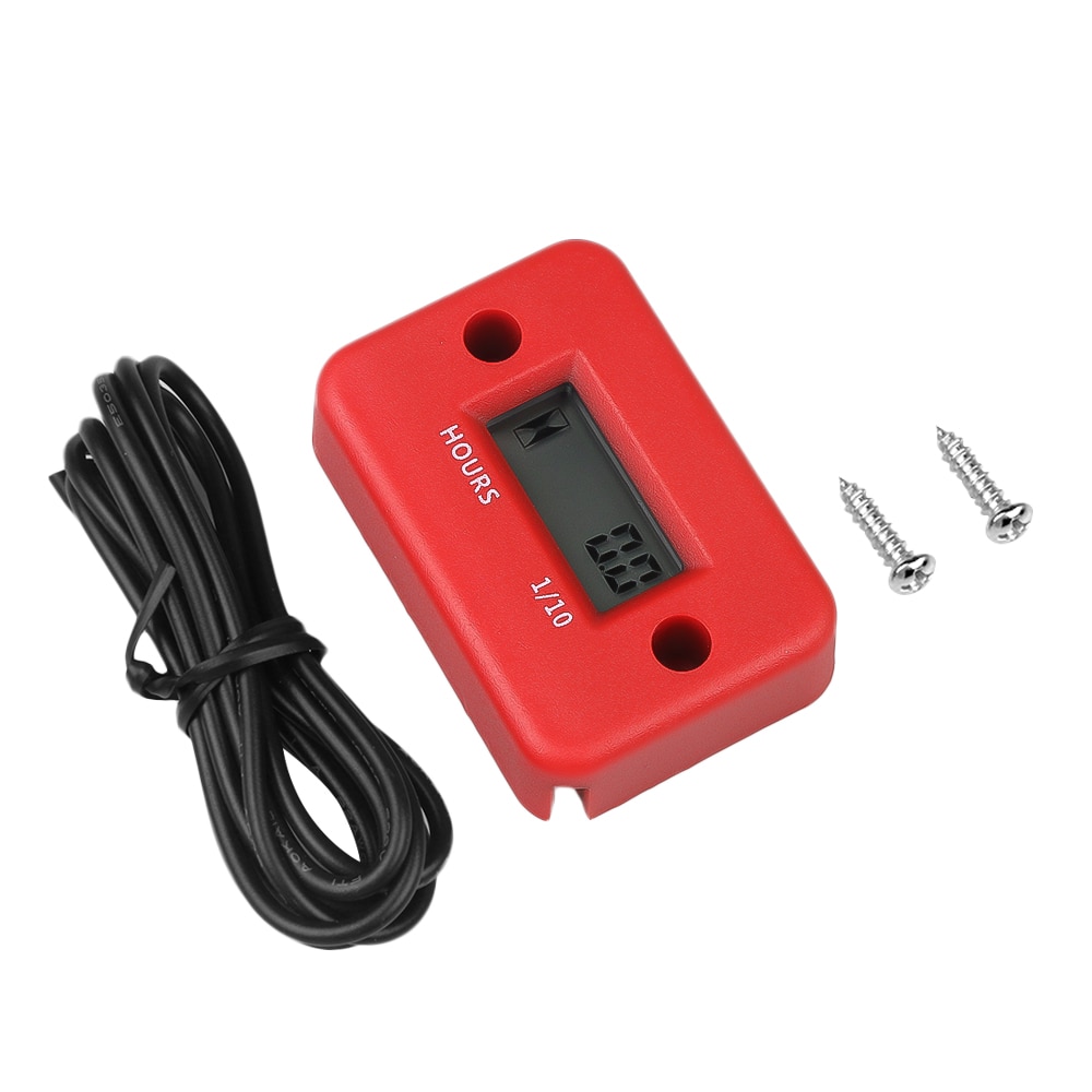 LCD Waterproof Digital Tach Hour Meter Counter For... – Vicedeal