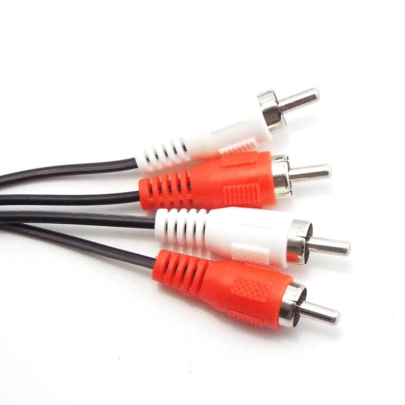 1M 3M 5M 2 RCA Male to 2 RCA Male Cable Stereo Dua... – Grandado