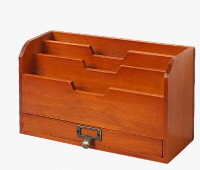 Wooden debris finishing rack folder storage box dr... – Vicedeal