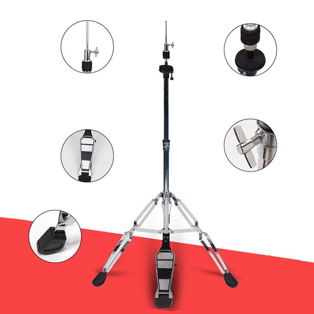 Medium Weight Double braced Hi-Hat Stand – Grandado
