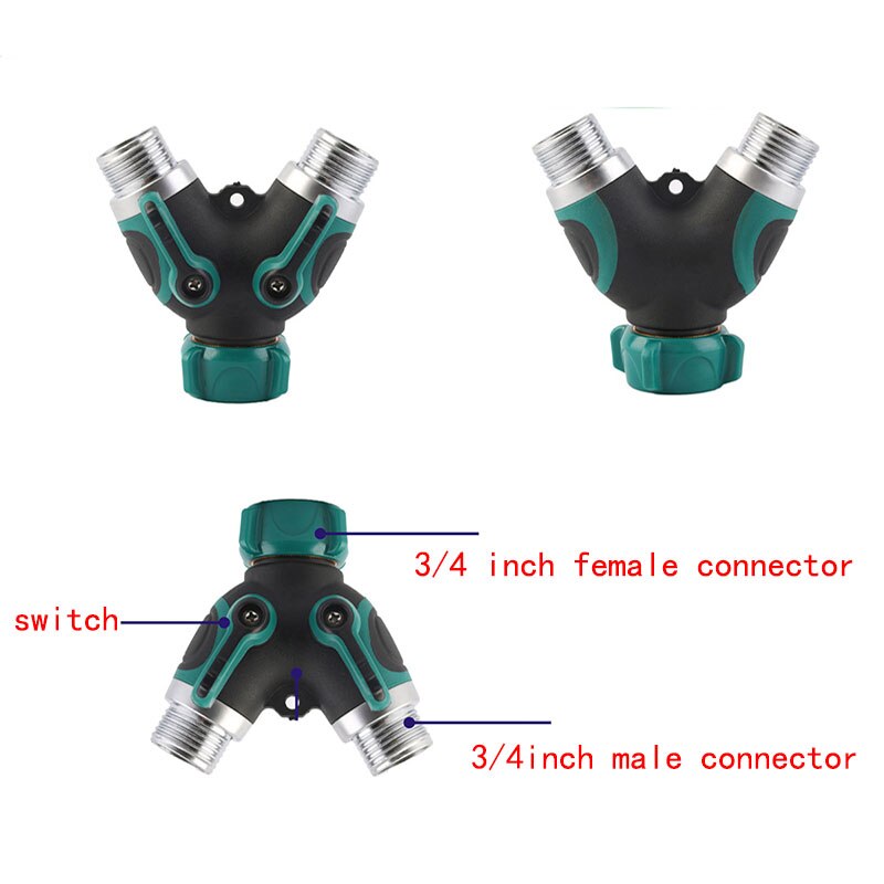1 Pcs Y Connector Female Quick Connector Drip Irri... – Grandado