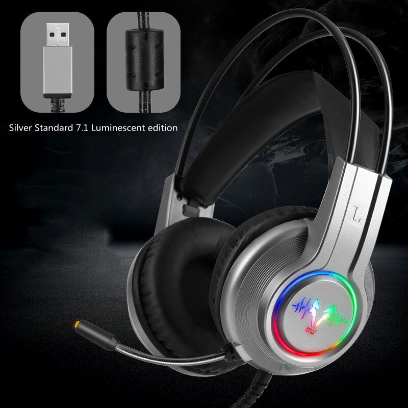Wolf Hunter H200 RGB Game Headphone Head-Mounted D... – Vicedeal