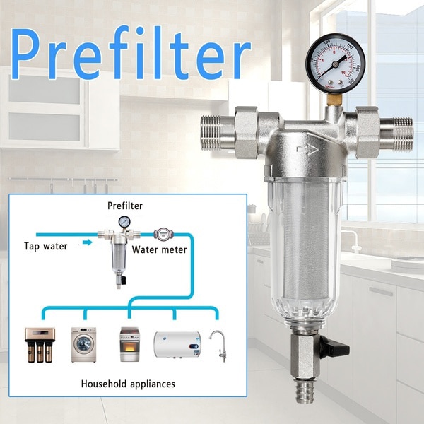 1Inch Tot 3/4Inch Pre-Filter Centrale Hele Huis Gr... – Vicedeal