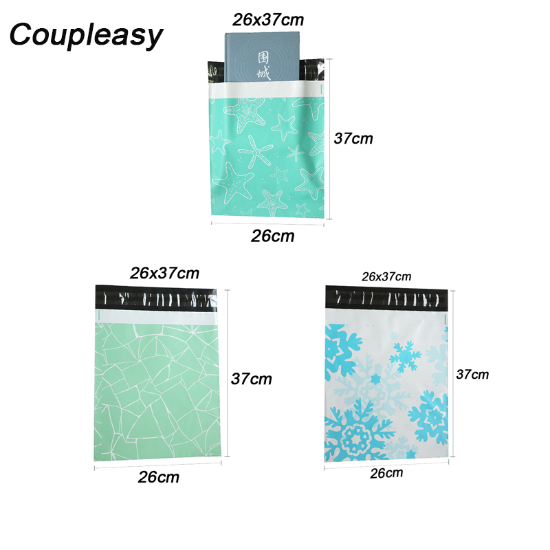 10Pcs/Lot 26x33cm Poly Mailer 3 Designs Printing P... – Vicedeal
