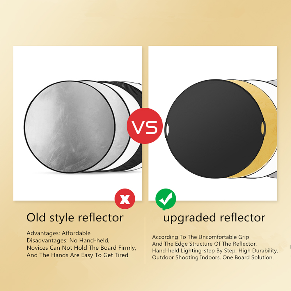 43.3inch 110cm Reflector Portable Collapsible Ligh... – Grandado
