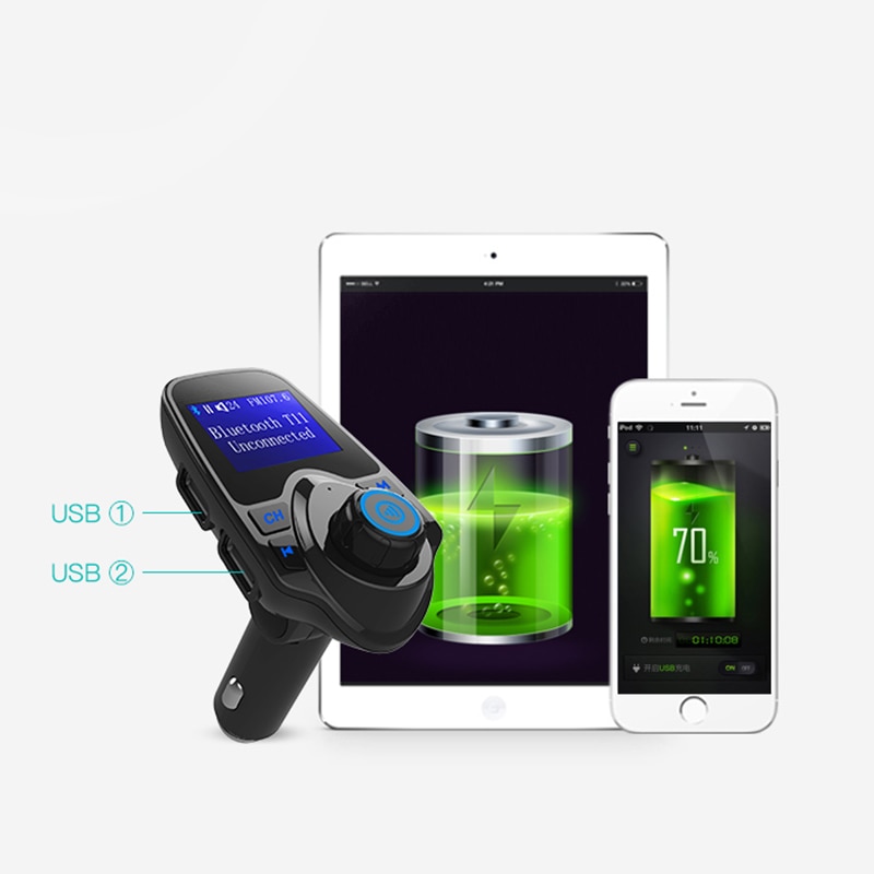 Car FM Transmitter With Bluetooth Module V3.0+EDR ... – Grandado