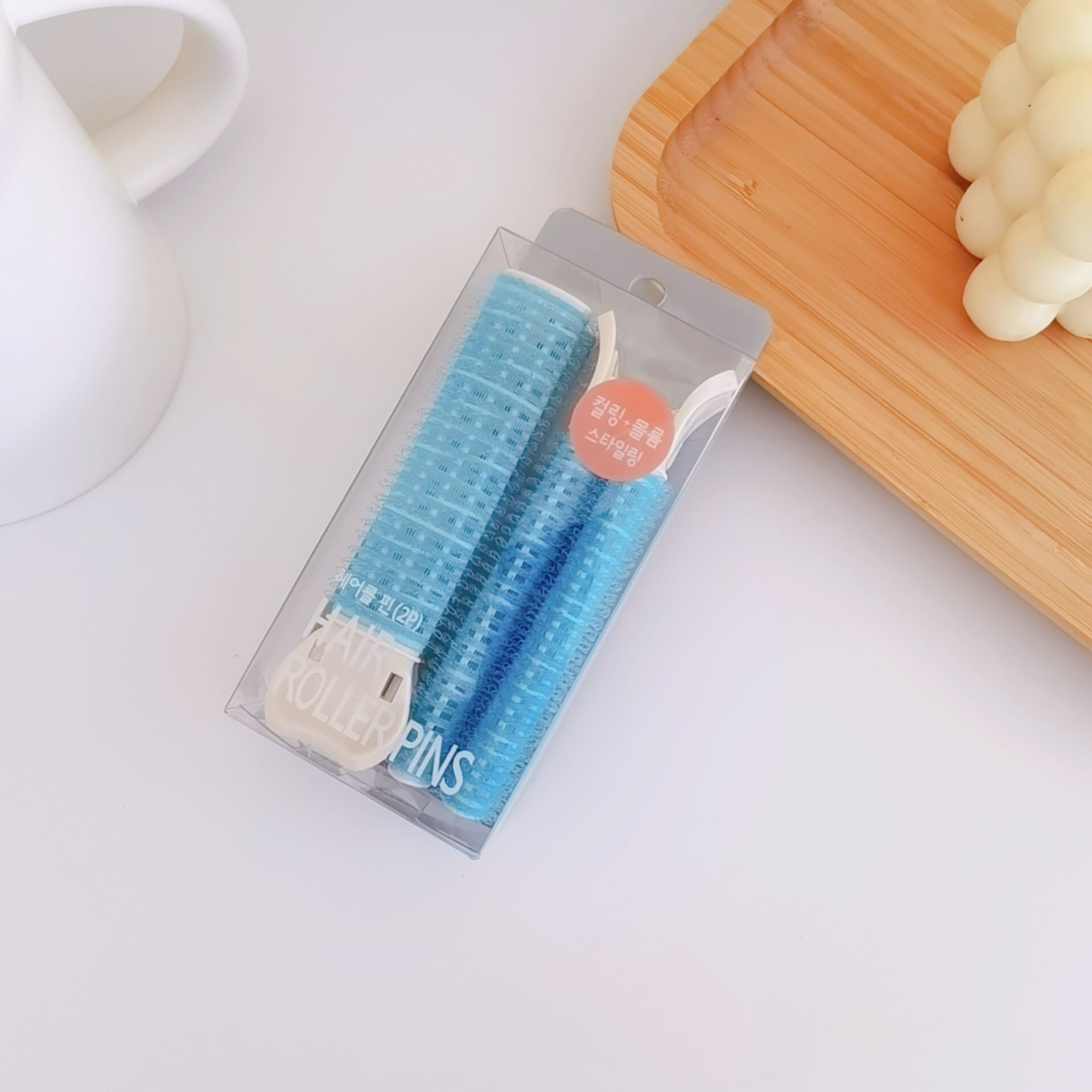 2Pcs Natuurlijke Pluizig Haar Clip Krullend Haar P... – Grandado