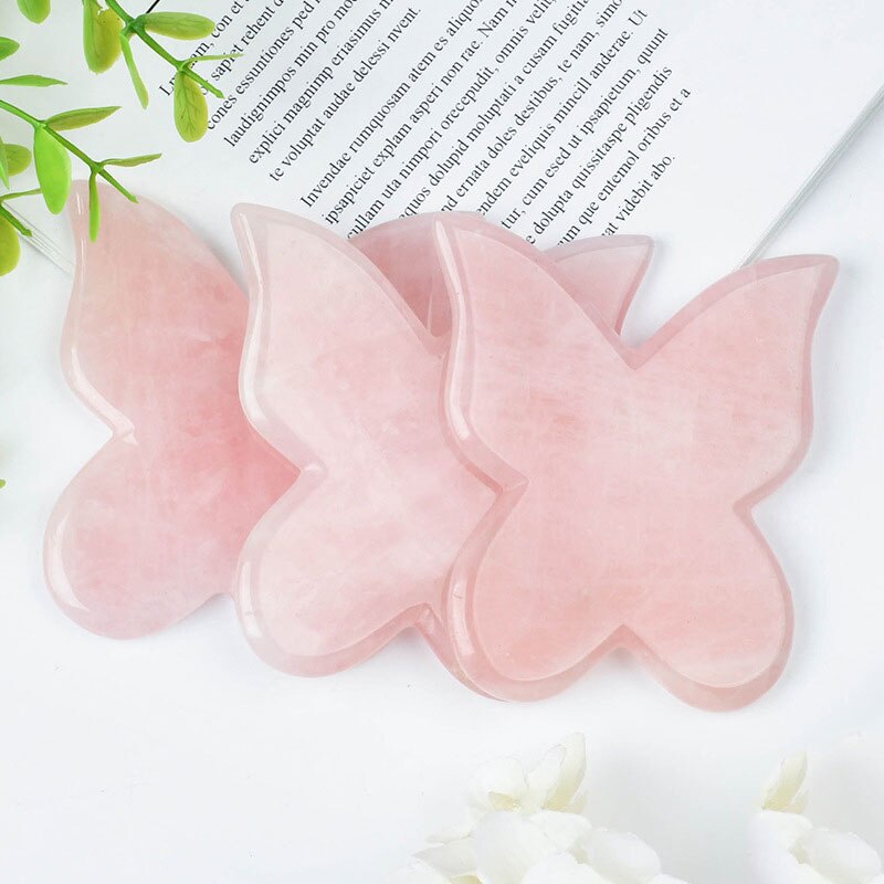 Rose Quartz Gouache Schraper Guasha Massager Voor ... – Grandado