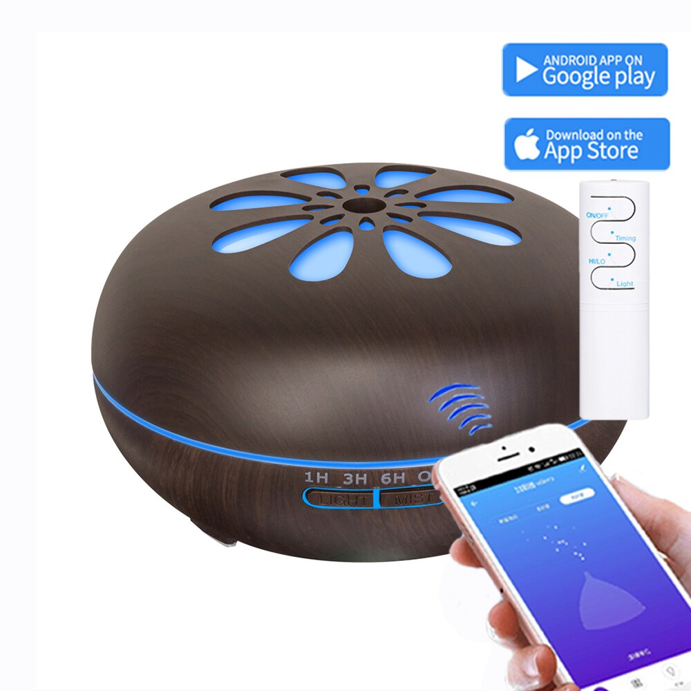 550ml Ultrasonic Air Aroma Humidifier With 7 Color... – Vicedeal