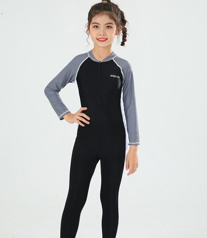 Full Body Girls Swimwear Swimsuit For Children Bat... – Vicedeal