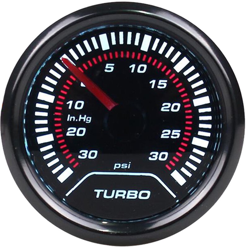 Turbo Boost Gauge 52 Mm 2 Inch Witte Led Clear Len... – Grandado
