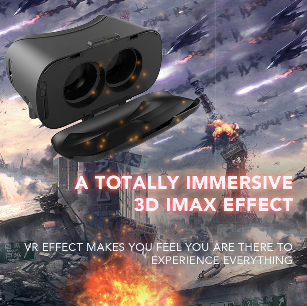 3D VR Glasses Virtual Reality Headset Cardboard He... – Grandado