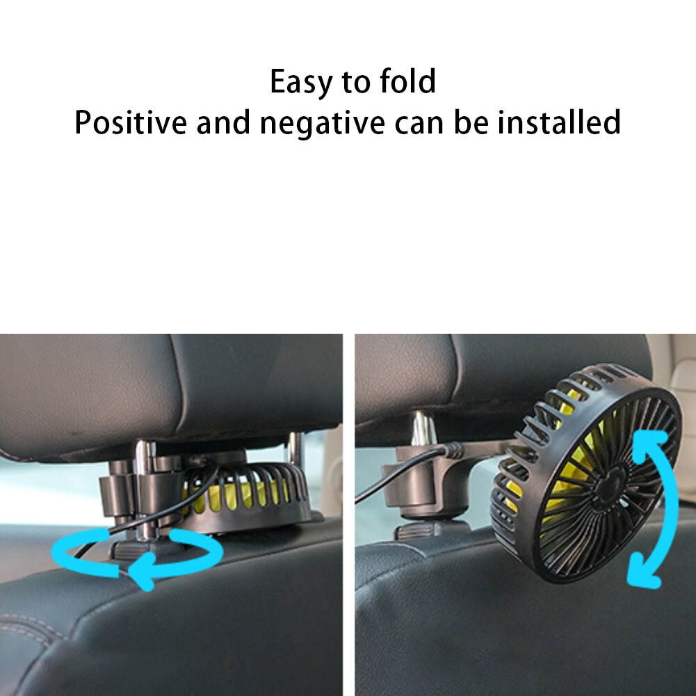 3 Speeds 360° All-Round Adjustable Car Auto Air Co... – Grandado