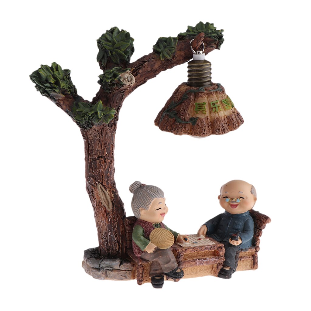 Resin Craft Elderly Couple Figurines Loving Old Ag... – Grandado